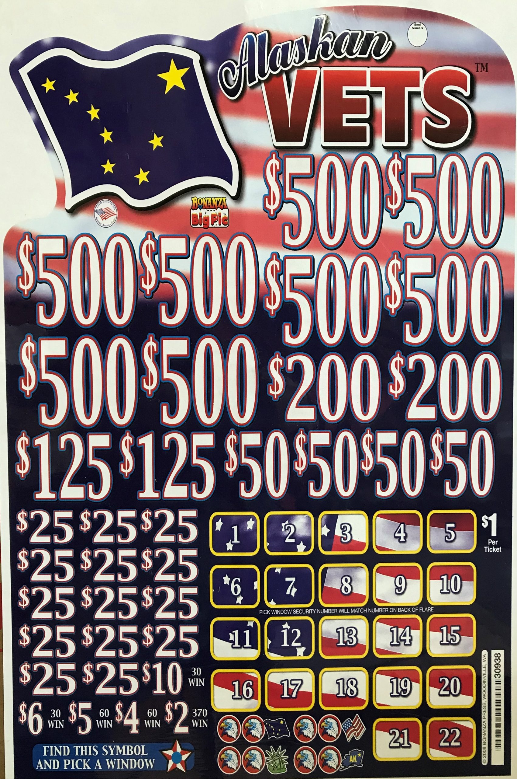 Pulltabs, Coinboards, Pickboards | Alaska Wholesale LLC | Alaska ...